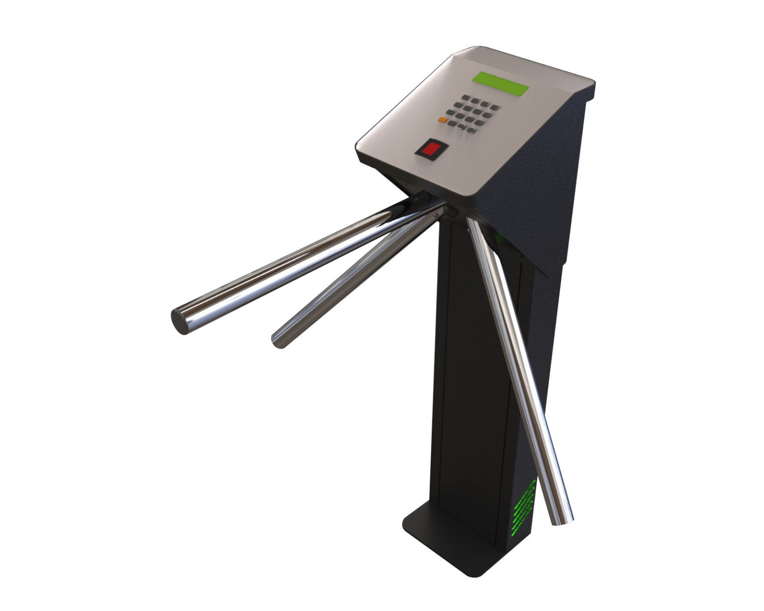 Catraca Lux Display, Teclado e Biometria - Roless Sistemas e Equipamentos